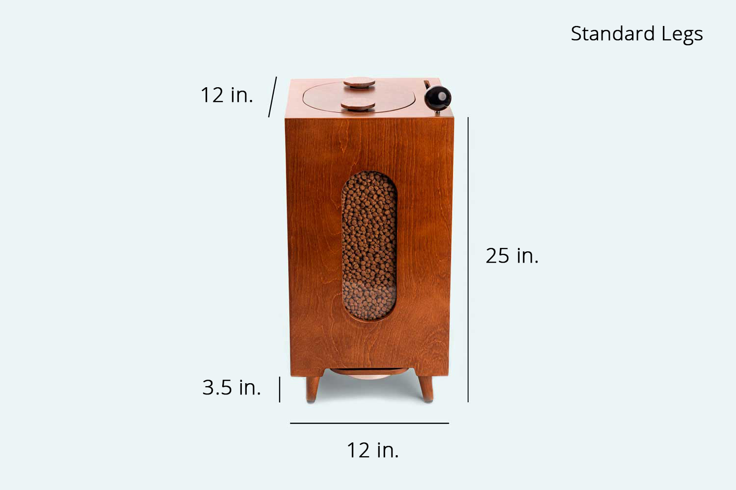 What are the dimensions for the Houndsy Kibble Dispenser? – Houndsy