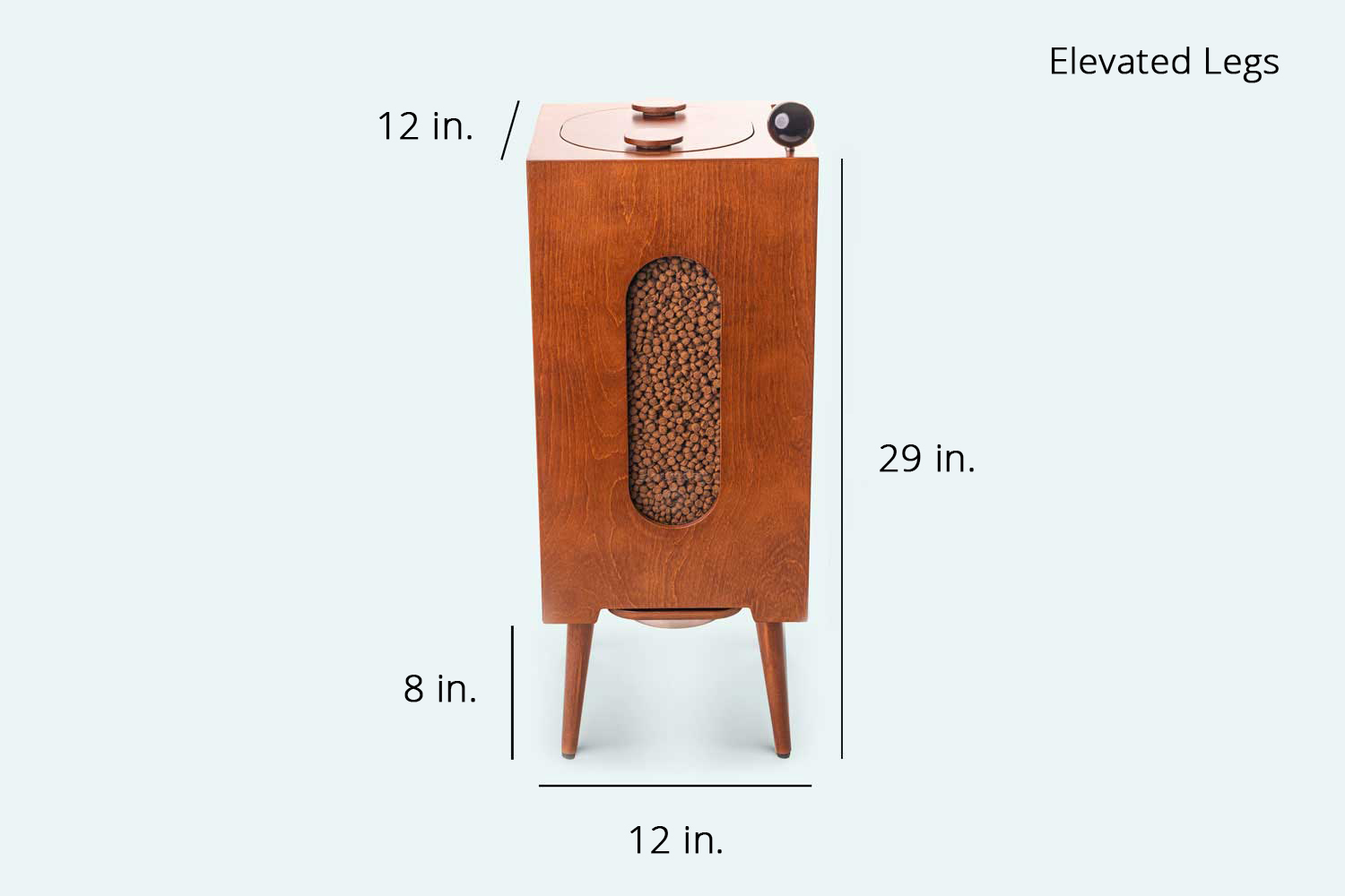 What are the dimensions for the Houndsy Kibble Dispenser? – Houndsy